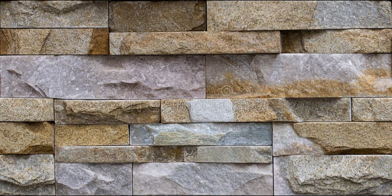 Natural Stone Wall Background, Stone Wall Tiles Design. Stock Photo ...