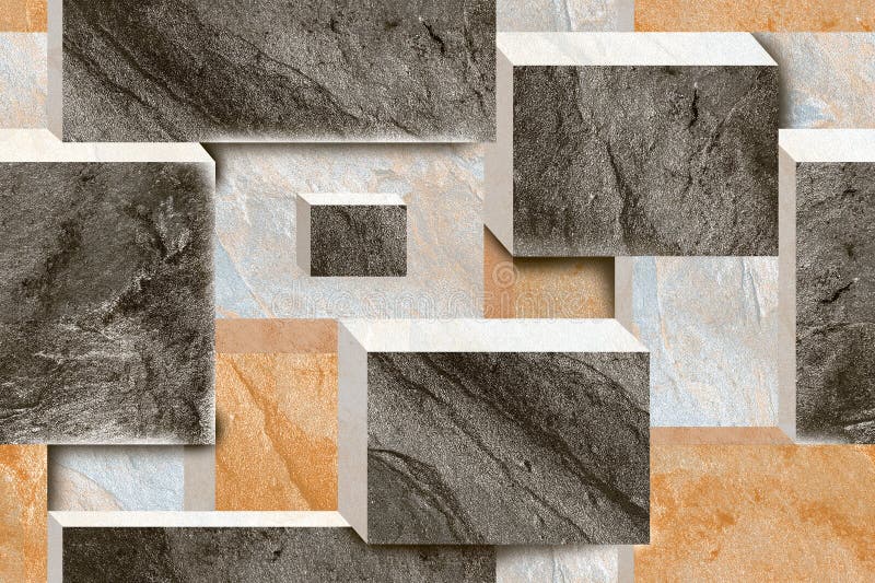Natural Stone Wall Background, Stone Wall Tiles Design. Stock ...