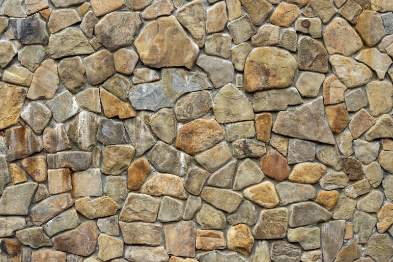 Natural Stone Wall or Fence Texture Stock Image - Image of fence, rough ...