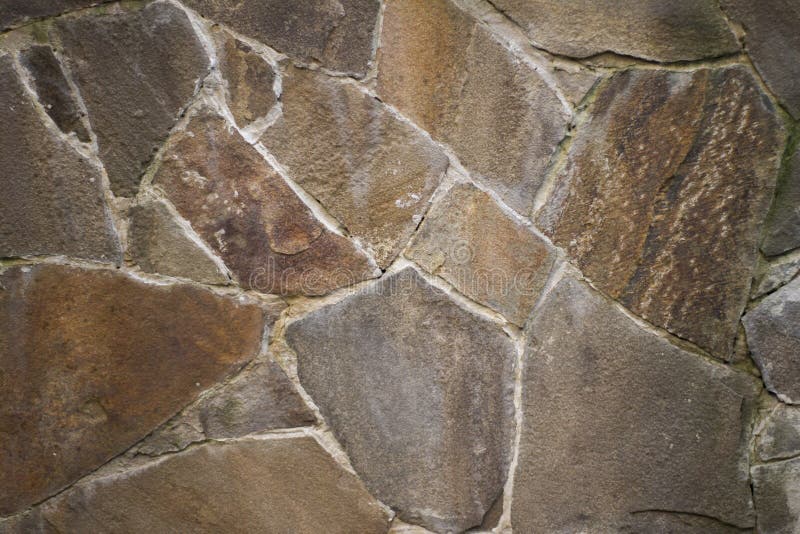 A Natural Stone. Wall, Foundation. Masonry. Large Stone Stock Photo ...