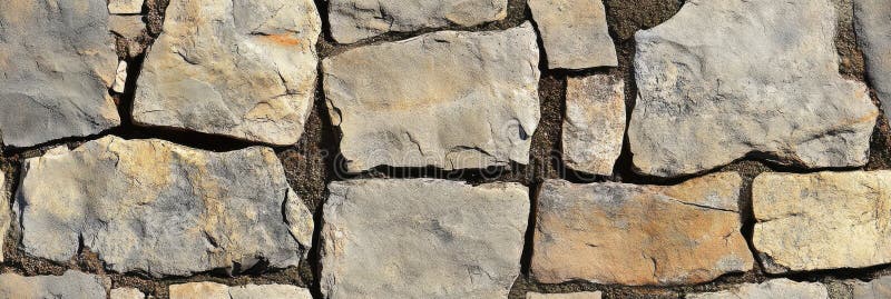 Natural Stone Wall Texture with Irregular Shapes for Architecture ...