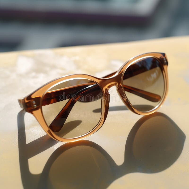 Natural Sunlight: Modern Sunglasses. Generative AI Stock Illustration ...