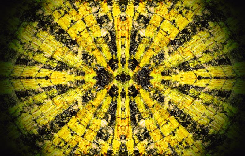 Natural Sunny Pattern with Gemstone Stock Illustration - Illustration ...