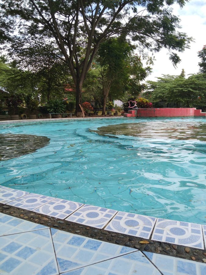 Natural Swimming Pool in Springs Stock Image - Image of pool, natural ...