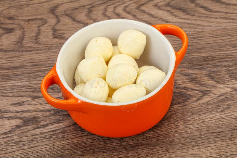 Natural Tasty Baby Mozarella Cheese Stock Image - Image of mozarella ...