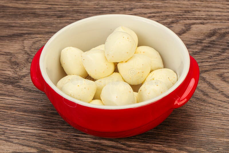 Natural Tasty Baby Mozarella Cheese Stock Image - Image of vegetarian ...
