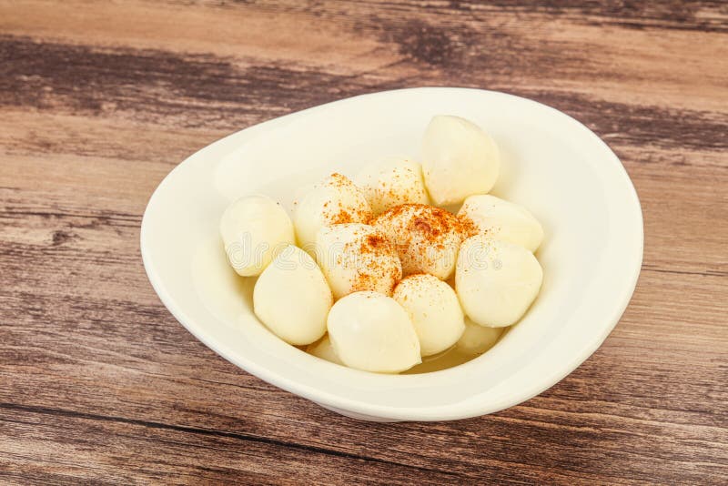 Natural Tasty Baby Mozarella Cheese Stock Photo - Image of fresh, close ...