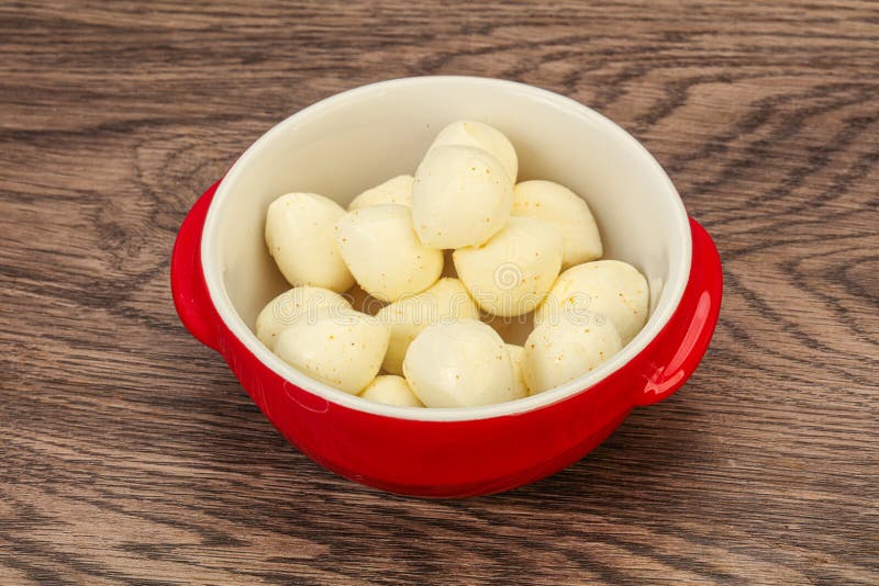 Natural Tasty Baby Mozarella Cheese Stock Image - Image of sliced ...