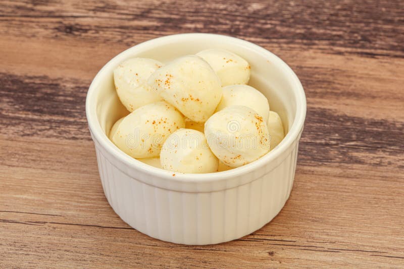 Natural Tasty Baby Mozarella Cheese Stock Image - Image of traditional ...