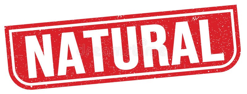 All Natural - Text, Card, Poster, Written on Painted Background. Vector ...