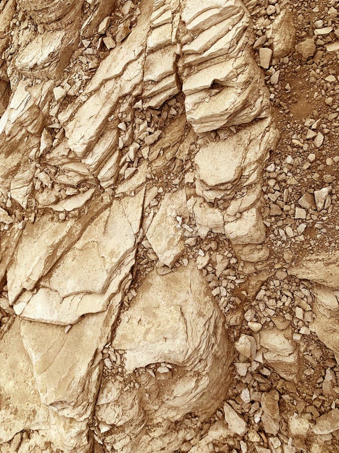 Desert Stone Yoga Woman In Standing Durvasasana Stock Image - Image of ...
