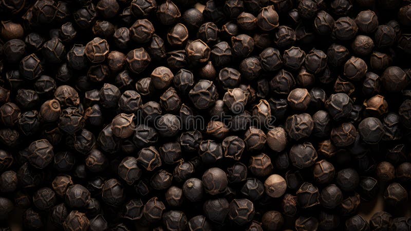 Natural Texture Black Pepper Stock Illustration - Illustration of grain ...