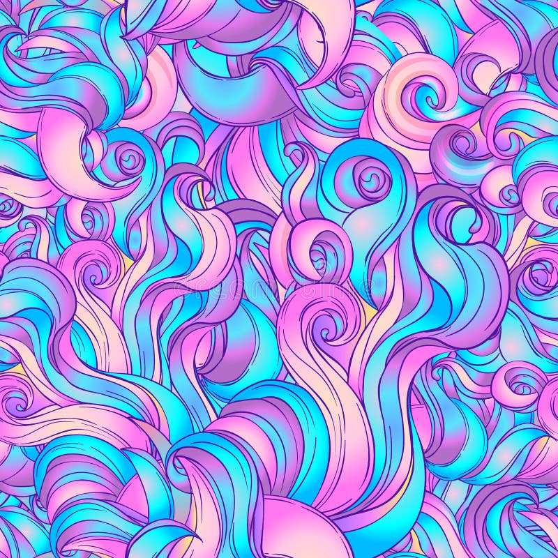 Seamless Hair Texture Stock Illustrations – 13,698 Seamless Hair ...