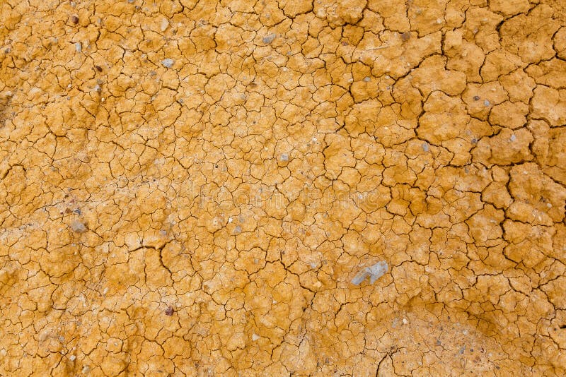 Desert Dry Yellow Soil Texture Stock Image - Image of scenery, yellow ...