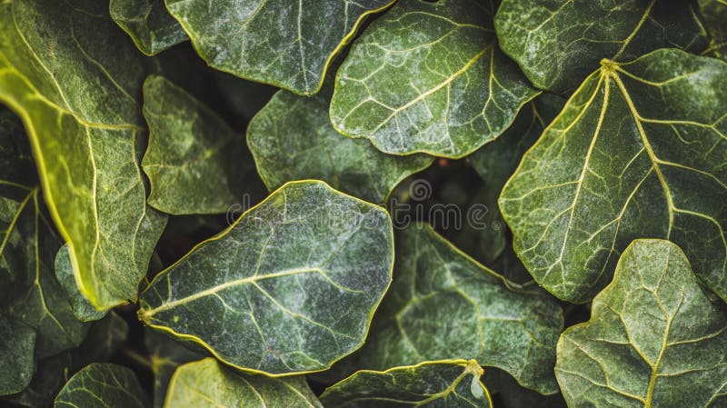 Natural Texture Featuring Close-up Plant Cell Patterns in Fresh Greens ...