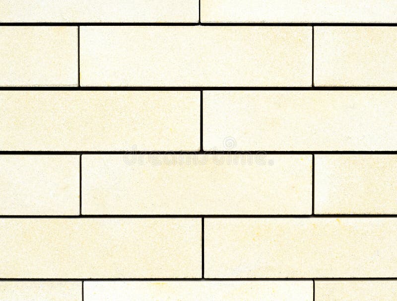 Natural Texture of Large Light Yellow Bricks. Background Stock Image ...