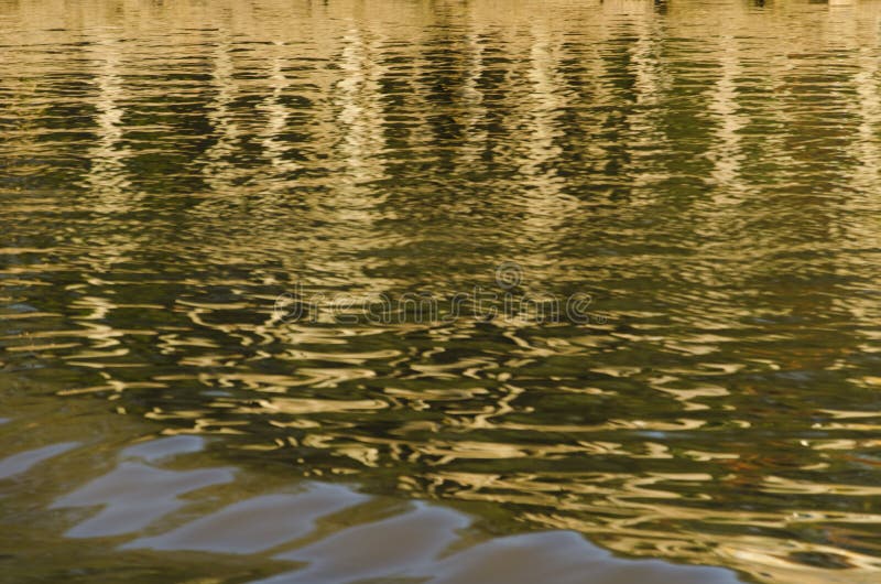 Lines that are Reflected in Moving Water Stock Photo - Image of bright ...