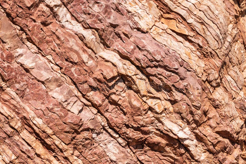 Natural Texture of Red Stone Rock Stock Image - Image of detail ...