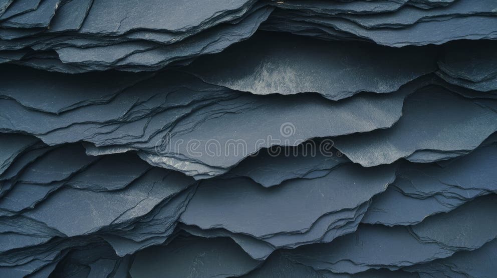 Natural Texture of Smooth Black Slate with Subtle Grey Layers for ...