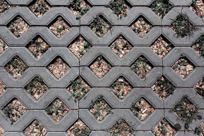Natural Textured Background, Pattern of Pavement Blocks. Close-up Top ...