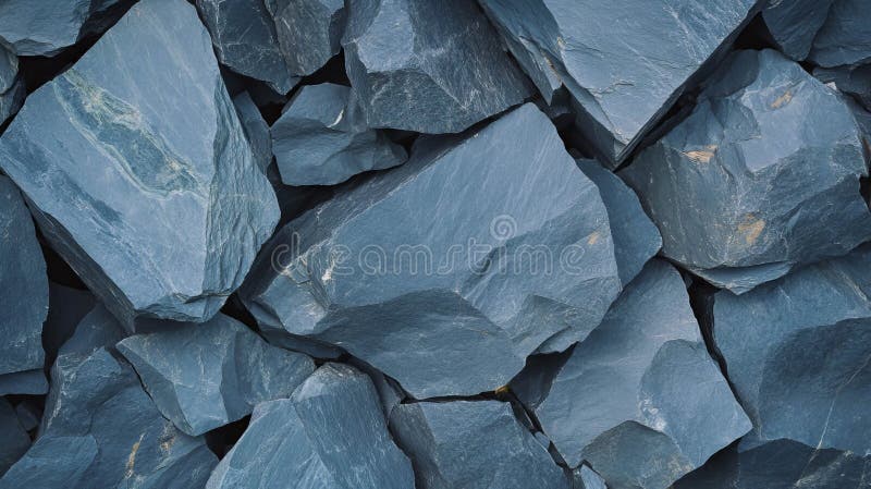 Natural Textured Light Rough Black Slate Rocks for Design and Decor ...