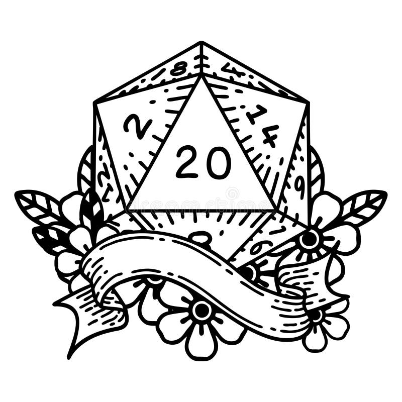 D20 Line Art Stock Illustrations – 424 D20 Line Art Stock Illustrations ...