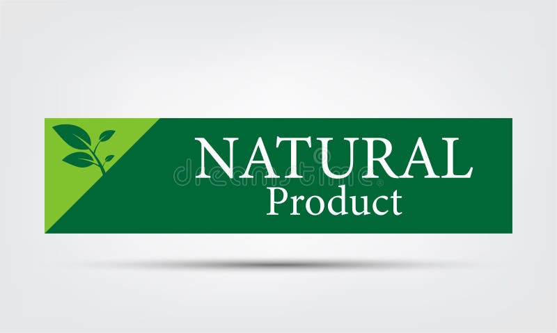 Natural Vector Design.logo Natural Product,Vector Illustration Stock ...
