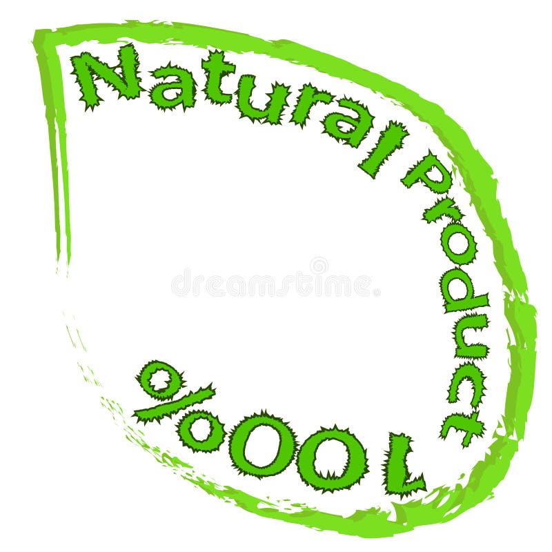 100 Natural Vector Logo Design. Stock Illustration - Illustration of ...