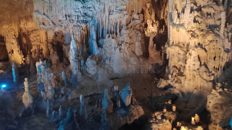 Natural View of Rock Formation Inside a Cave Stock Photo - Image of ...