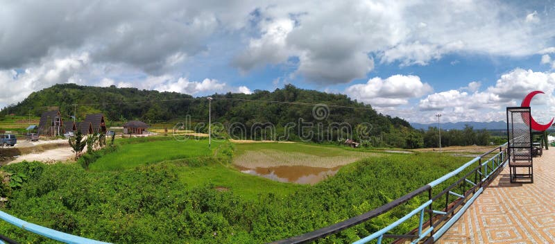A Natural View of West Sumatra, Indonesia Stock Image - Image of west ...