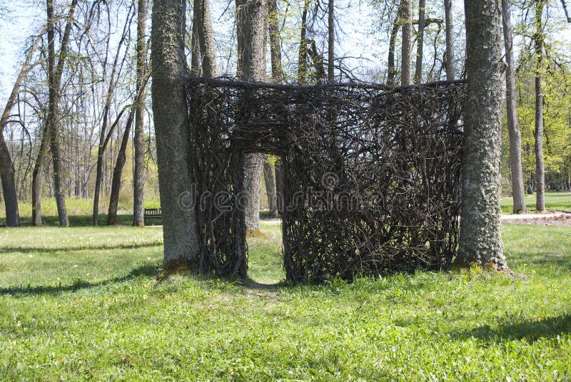 Natural Wall Made of Leaves Stock Photo - Image of graphic, grass: 45439134