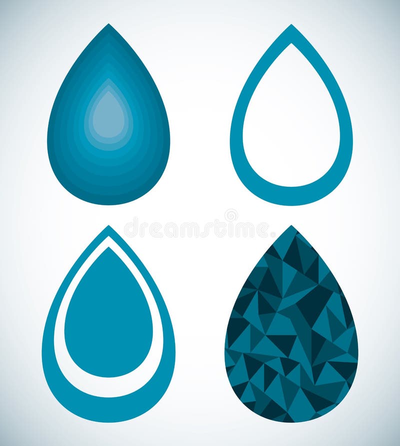 Natural water design. stock vector. Illustration of nature - 58860540
