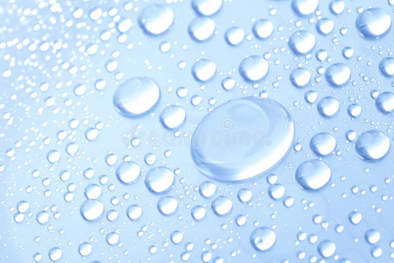 Natural Water Drops Background Stock Photo - Image of drop ...