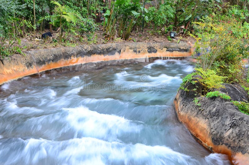 Natural water flow stock photo. Image of moss, instantly - 42110222