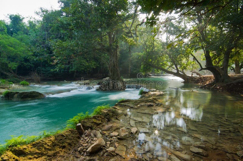 Natural water flow stock image. Image of scenery, fresh - 31964229