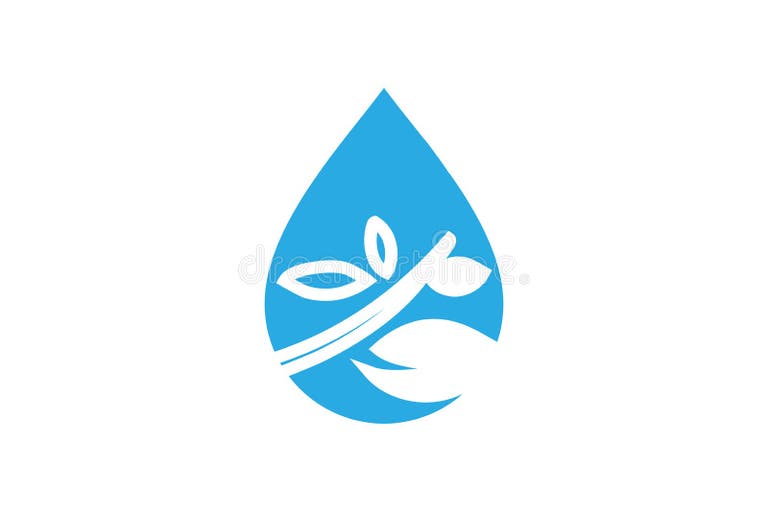 Natural Water Icon. Water Drop Sign Stock Vector - Illustration of ...