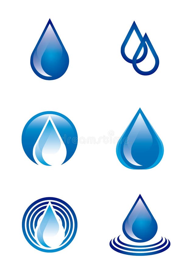 Natural water stock vector. Illustration of graphic, liquid - 33980691