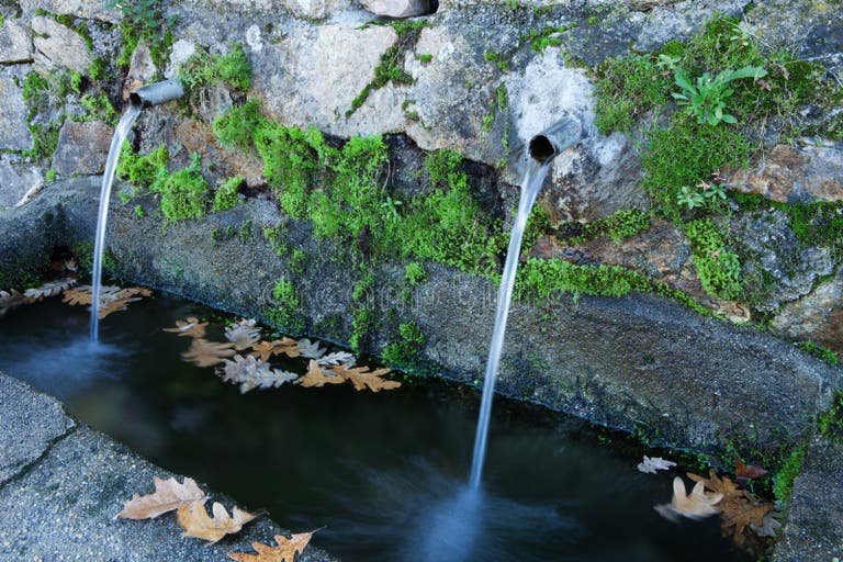 Natural water sources stock image. Image of flowing, flow - 62742489