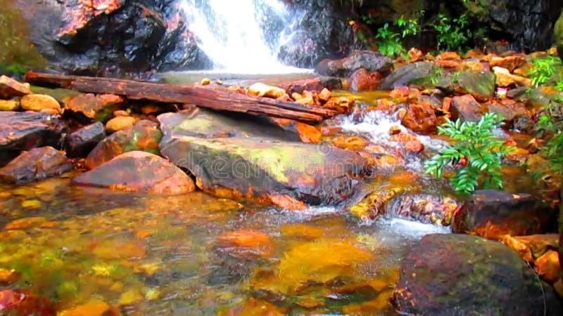 Natural Waterfall that Flows in Kendawangan West Kalimantan Indonesia ...
