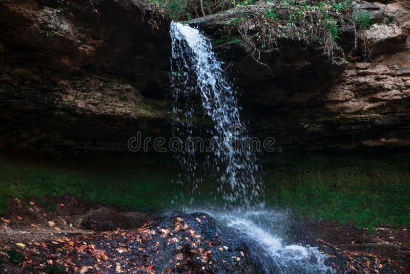 Natural waterfall stock image. Image of park, falls - 234780655