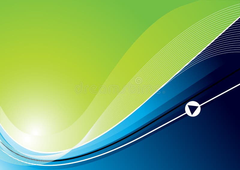 Natural Wave Background stock vector. Illustration of wave - 2892094