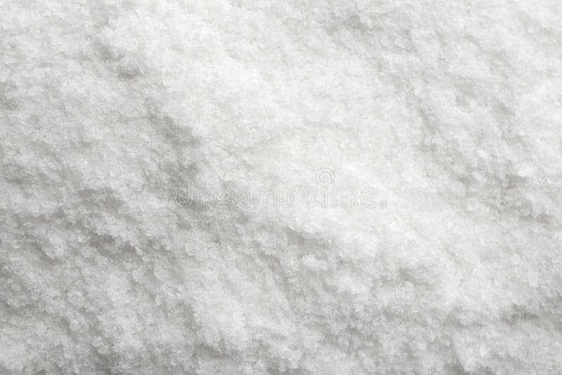Natural White Salt As Background, Top View Stock Photo - Image of meal ...