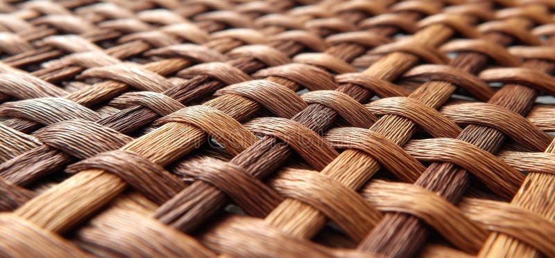 Natural Wicker Basket Weave Texture Macro Stock Image - Image of fiber ...