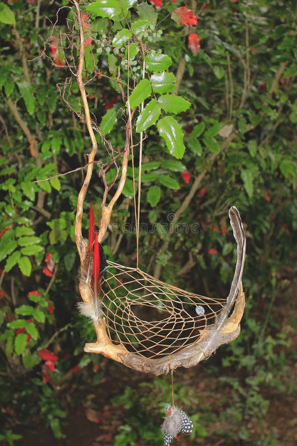 Willow dream catchers stock image. Image of culture - 100633623