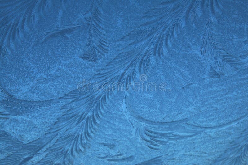 Natural Winter Frost Pattern Stock Image - Image of decoration, close ...