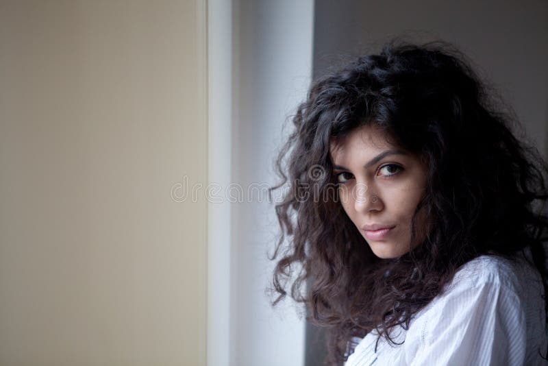 Natural woman portrait stock photo. Image of girl, attractive - 38387908