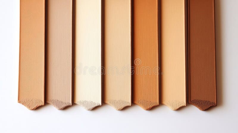 Natural Wood Color Palette Texture Samples Stock Illustration ...