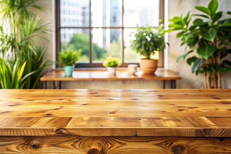 Natural Wooden Desk Texture for Design Projects Stock Illustration ...