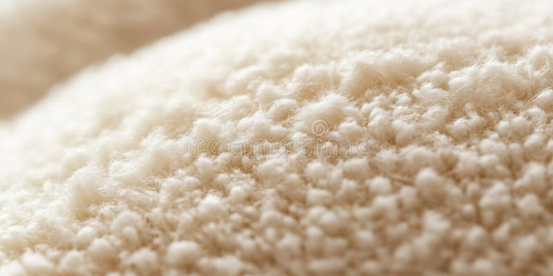 Natural Wool Texture, Soft Beige Sheep Wool, Ivory Neutral Tones Stock ...
