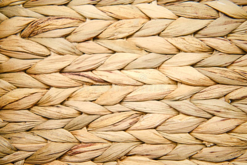 Natural Woven Straw Background. Texture of Woven Straw Stock Image ...